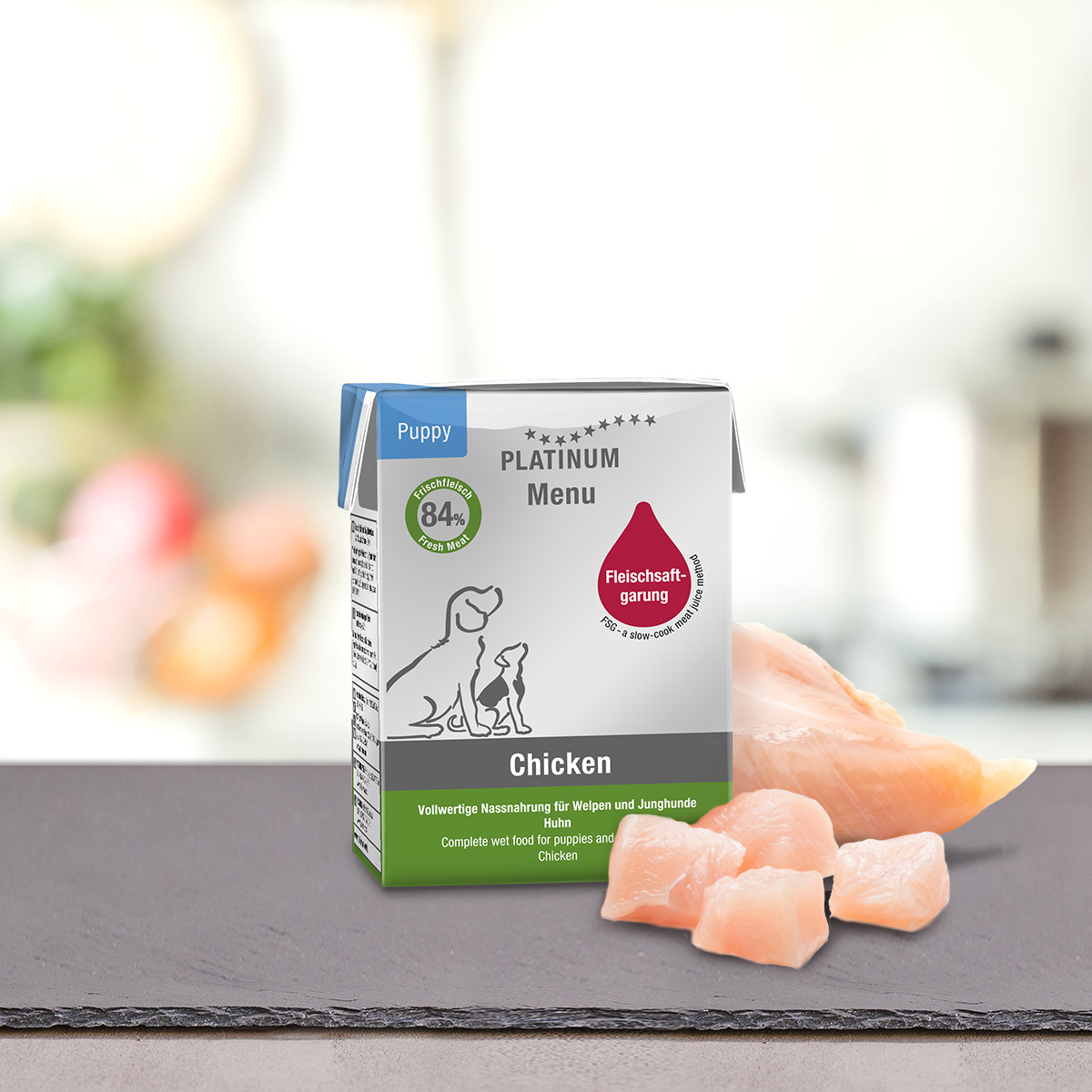 Menu Puppy Chicken Nourriture humide pour chiots
